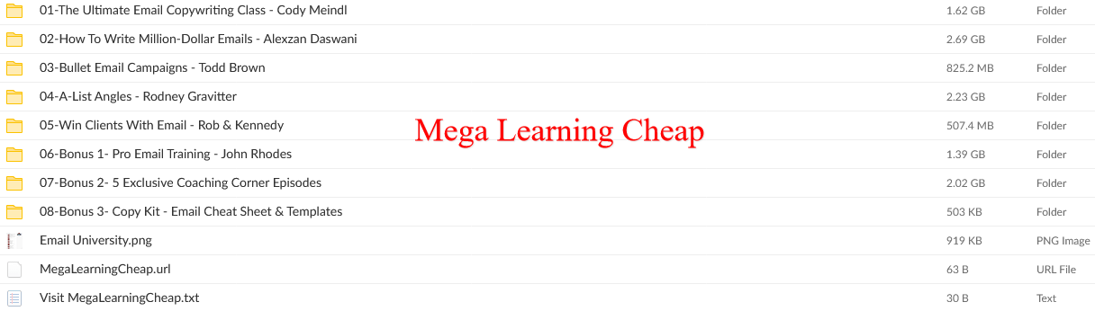 Kyle Milligan – Email University Course