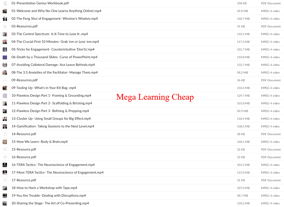 The Presentation Genius Course by Mark Bowden