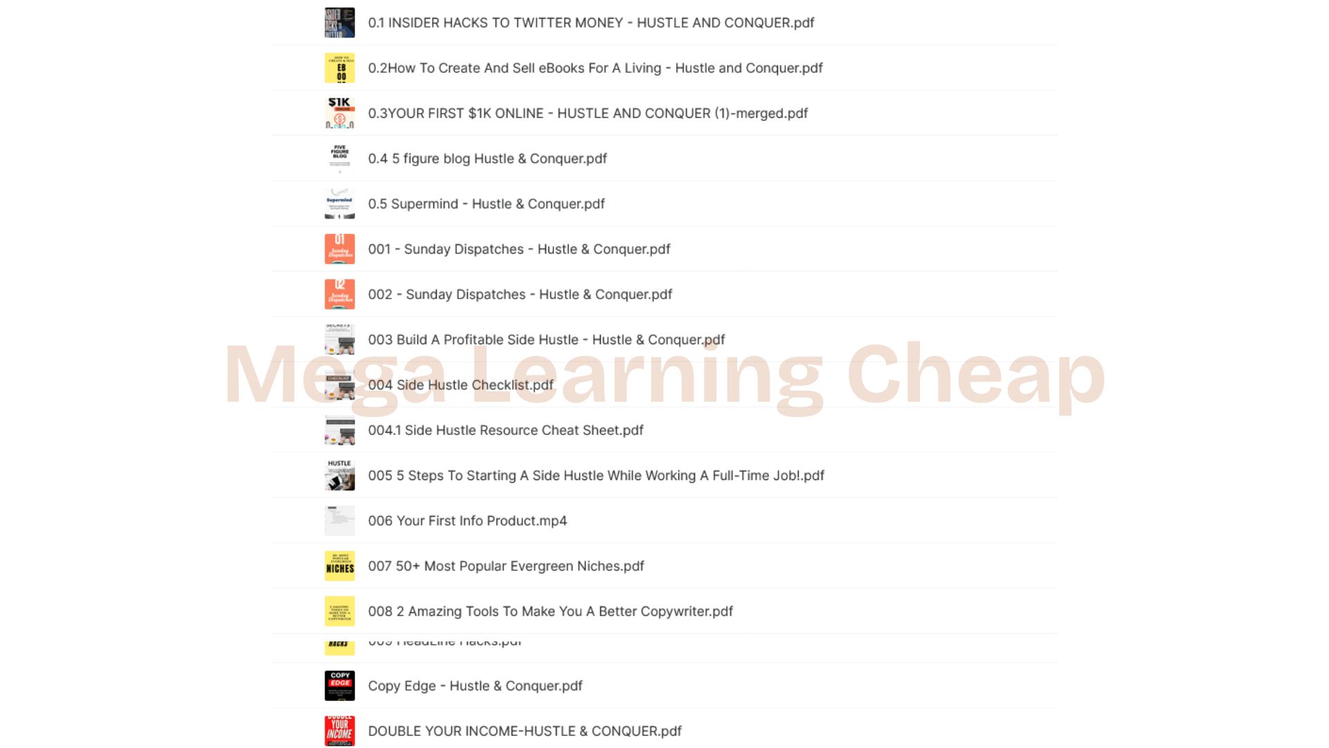 Hustle & Conquer – Infopreneur Operating Manual